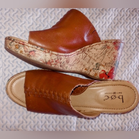 boc | Shoes | Boc Born Concept Floral Cork Clog | Poshmark